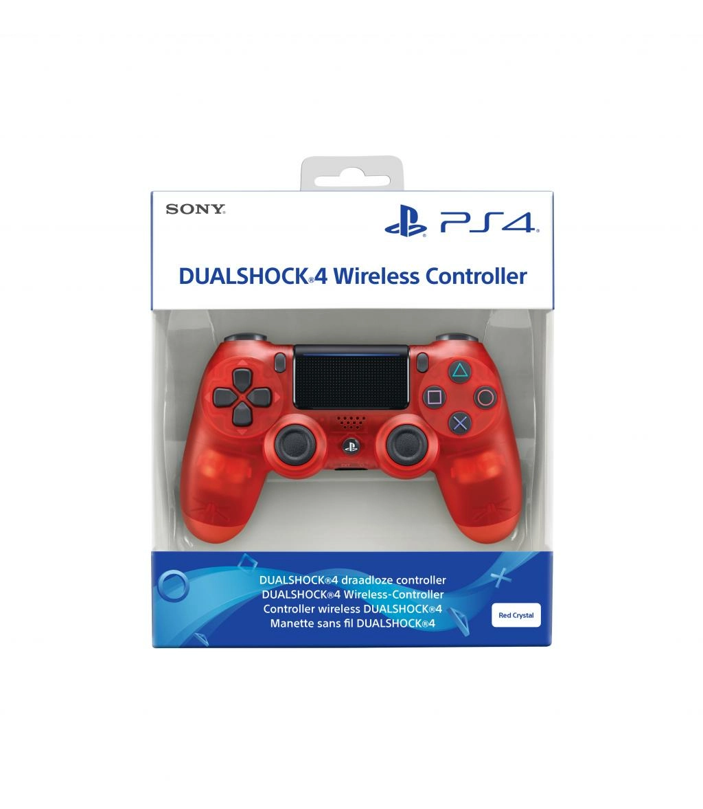Manette DualShock 4 V2 Translucide Rouge - PS4