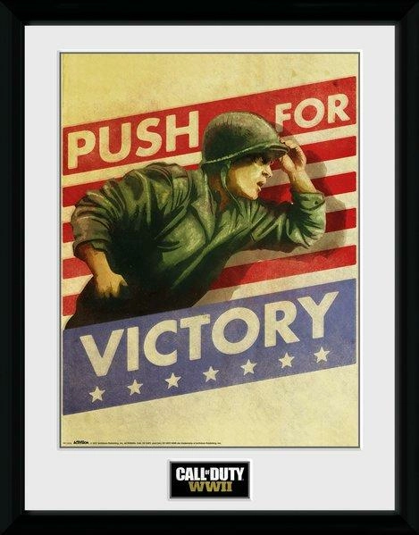 CALL OF DUTY WWII - Collector Print 30X40 - Push for Victory