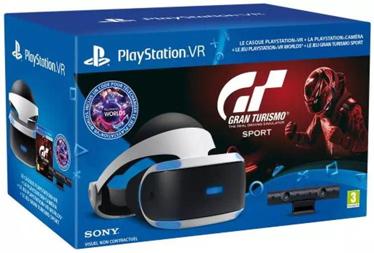 Playstation VR V2 (CUH-ZVR2) + Caméra + GT Sport + VR Worlds - PS4 ...