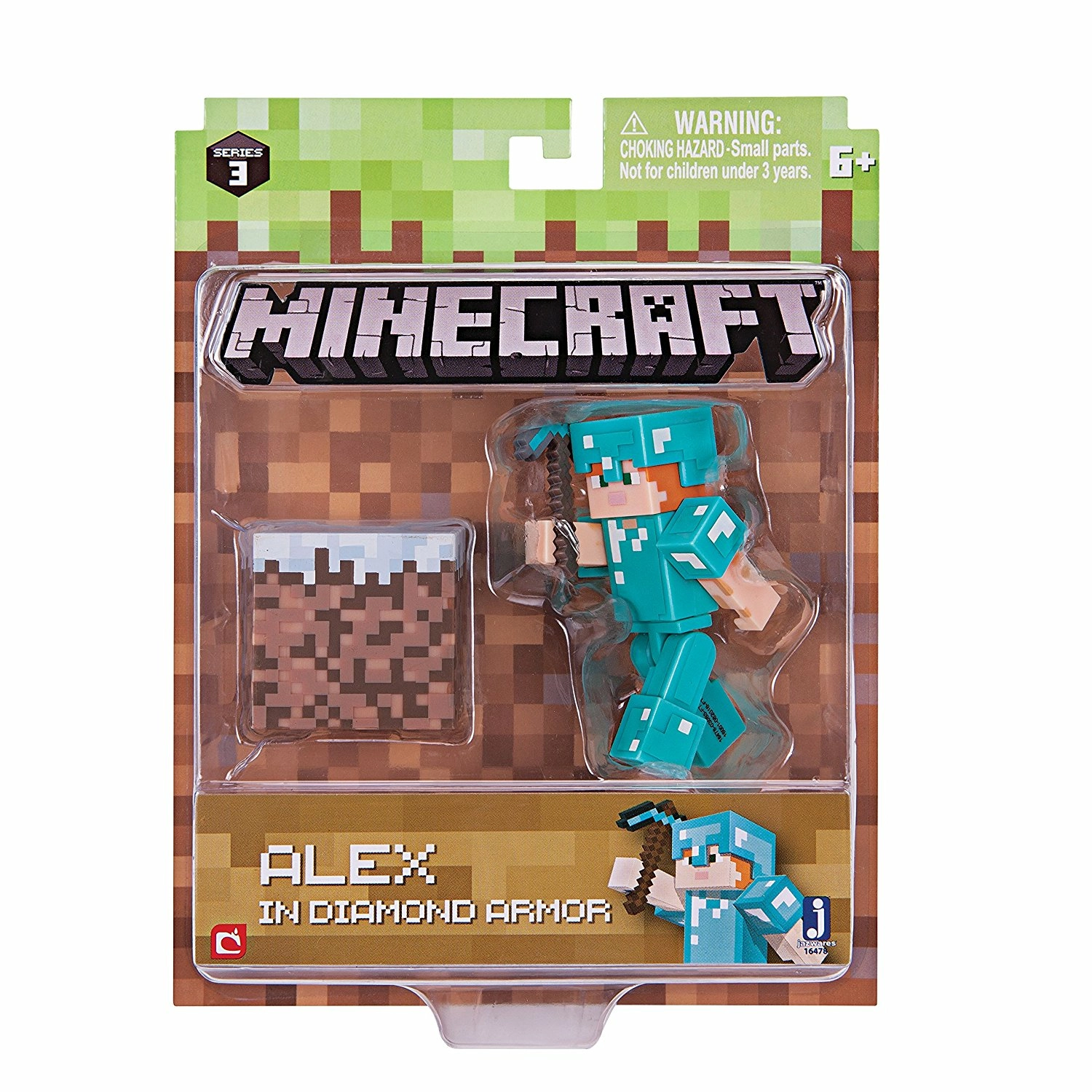 MINECRAFT - Figurine - Alex with Diamond Armor