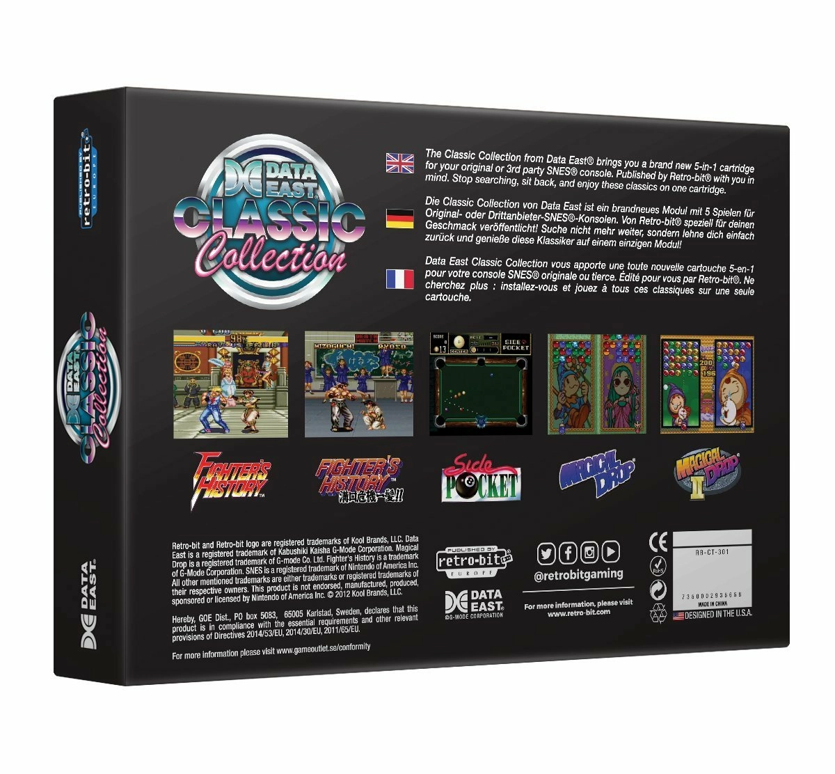 Data East Classic Collection PAL - Super Nintendo