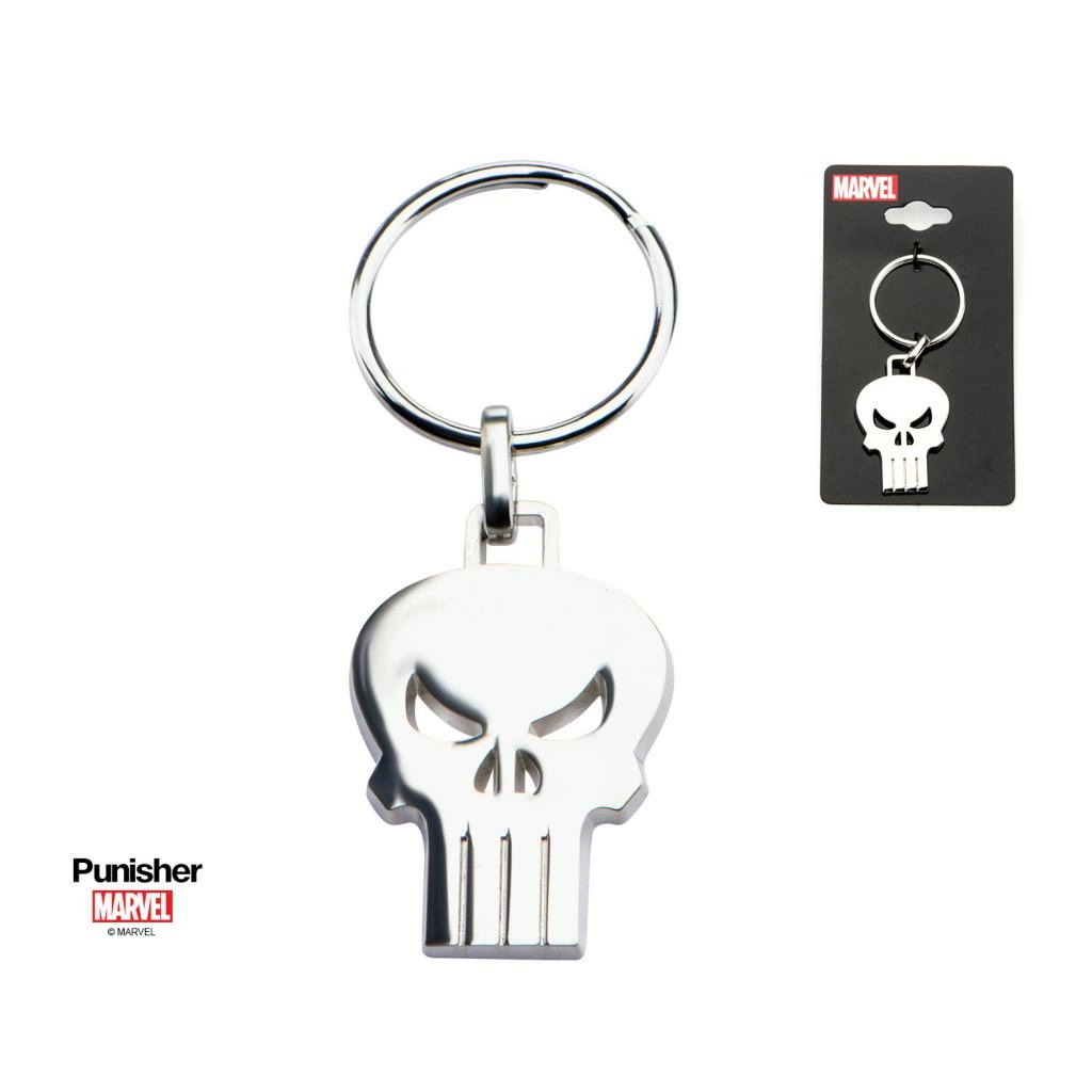 MARVEL - Porte Clés Acier Inoxydable Punisher Skull
