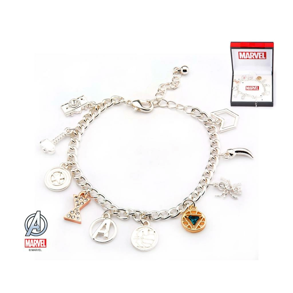 MARVEL - Bracelet Femme en Argent Avengers