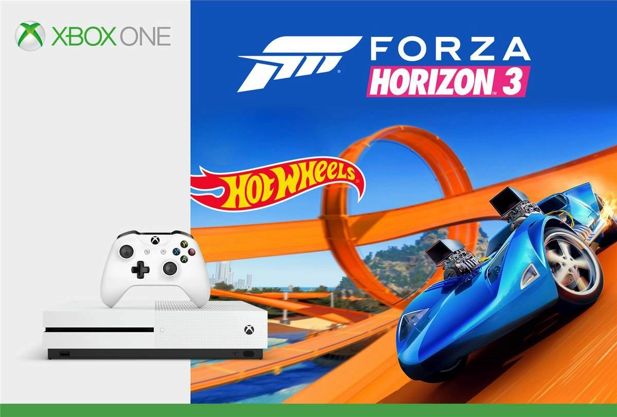 Console Xbox One S - 500 Go + Forza Horizon 3 + Hot Wheels - XBOX ONE