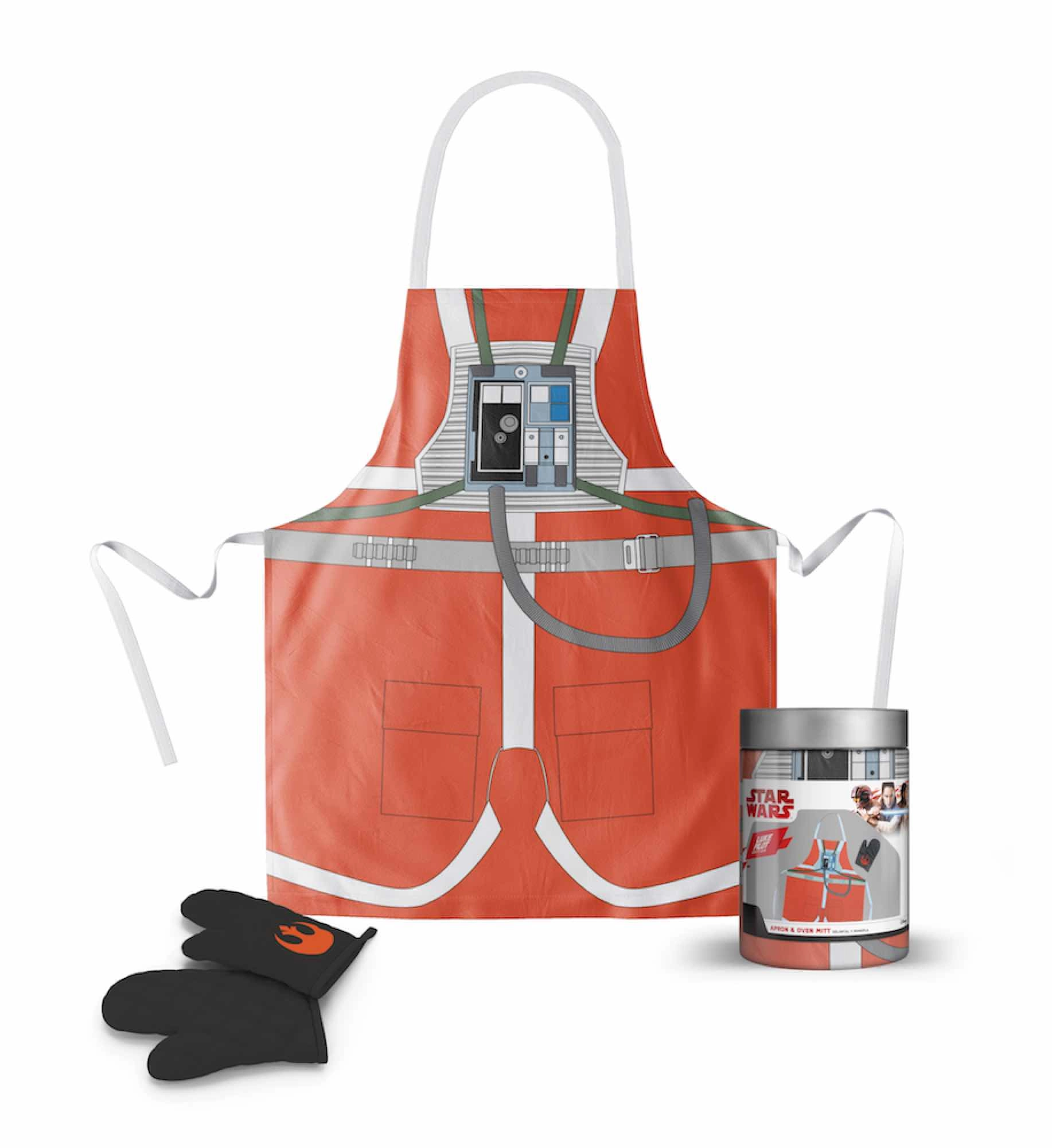 Tablier avec Gant pot en verre : Star Wars - Luke Pilote