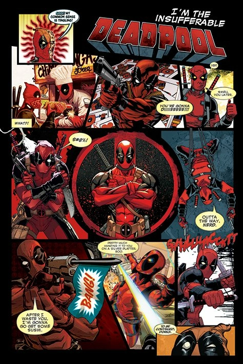 DEADPOOL - Poster 61X91 - Panels