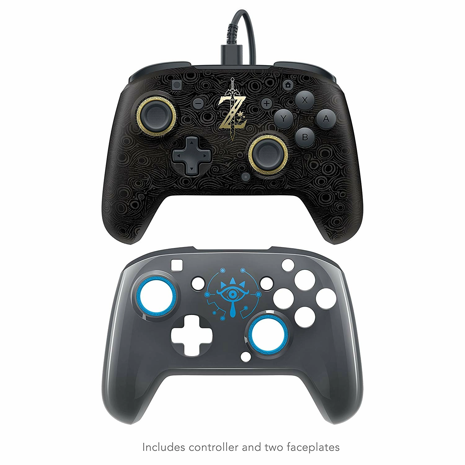 Manette Filaire Pro Faceoff Deluxe : Zelda Breath of the Wild - Switch
