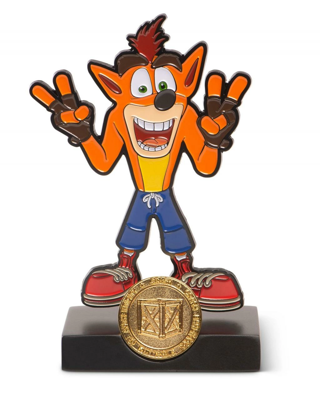 CRASH BANDICOOT - Heavy Metal Statue - Crash - 13cm