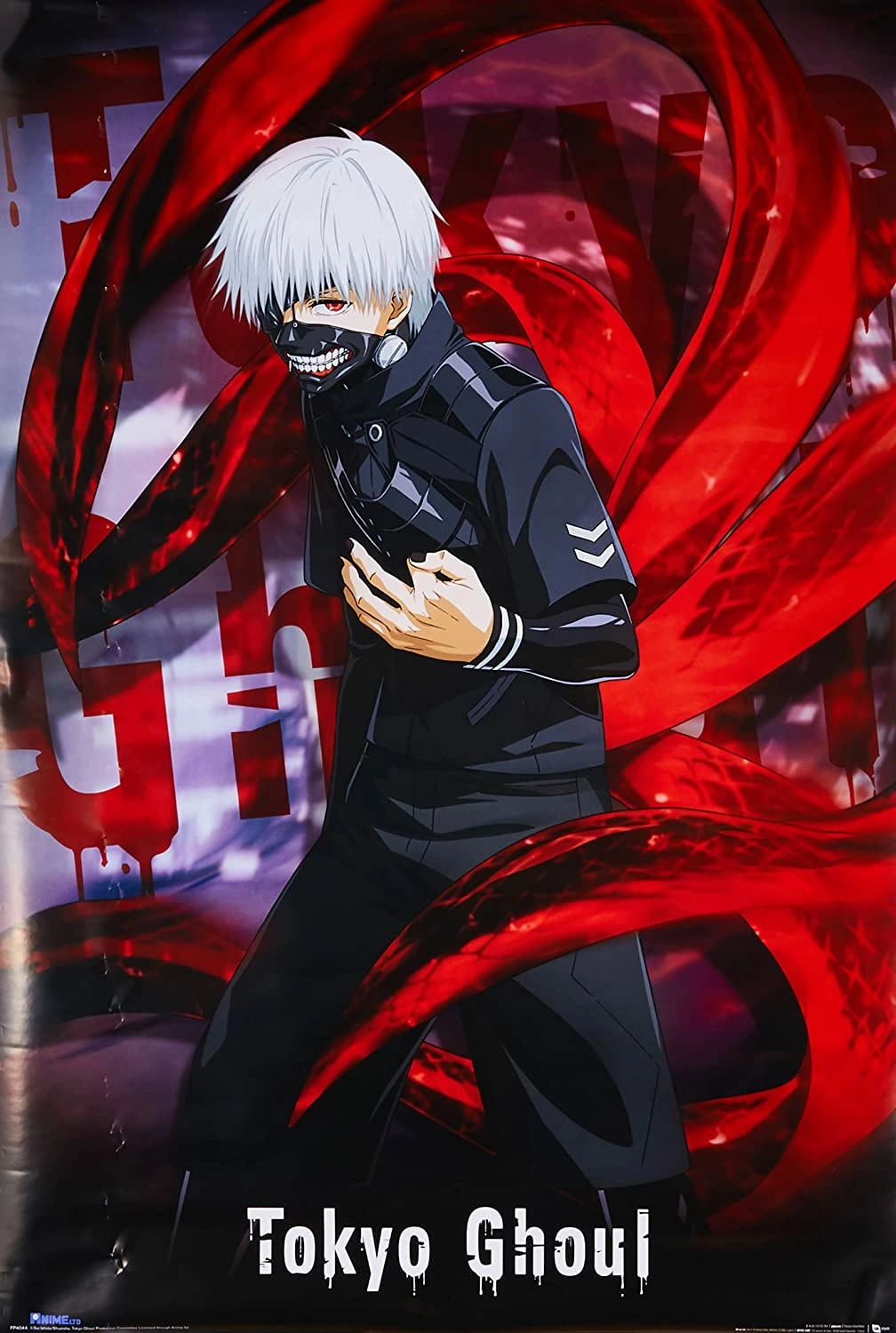 Tokyo ghoul - poster 61x91 - ken kaneki : Référence Gaming