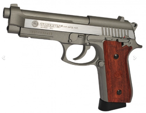Taurus pt92 inox semi & full auto co2 blowback full metal 1,3j