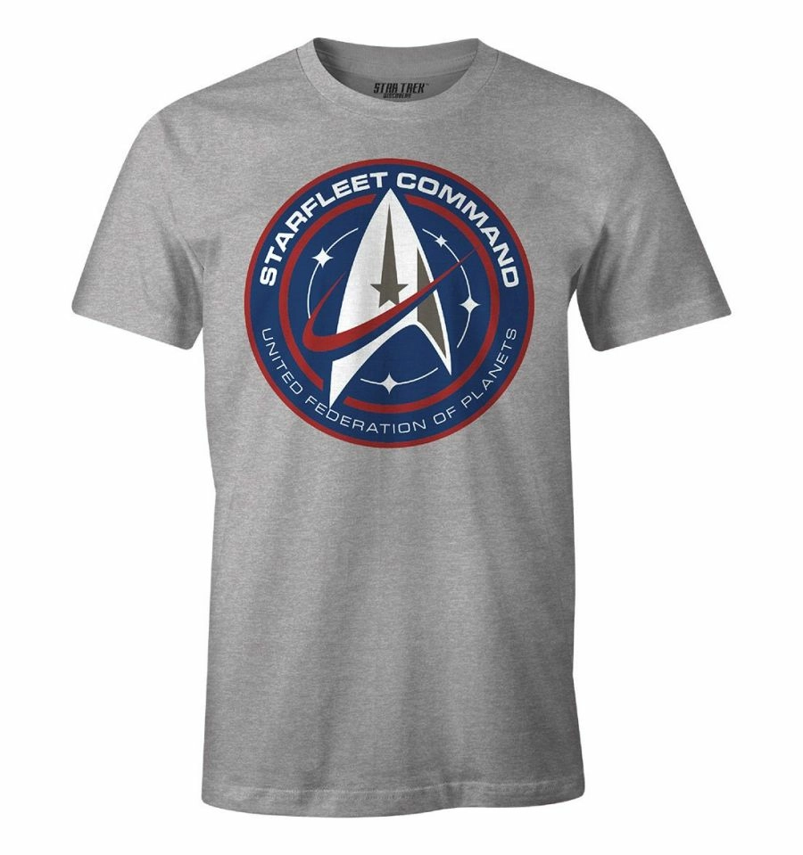 Star trek - t-shirt starfleet command (s)