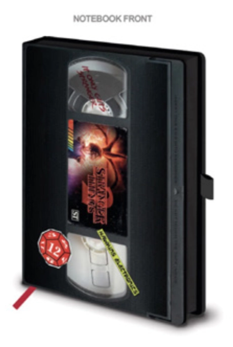 Stranger things - notebook a5 premium - vhs season 2
