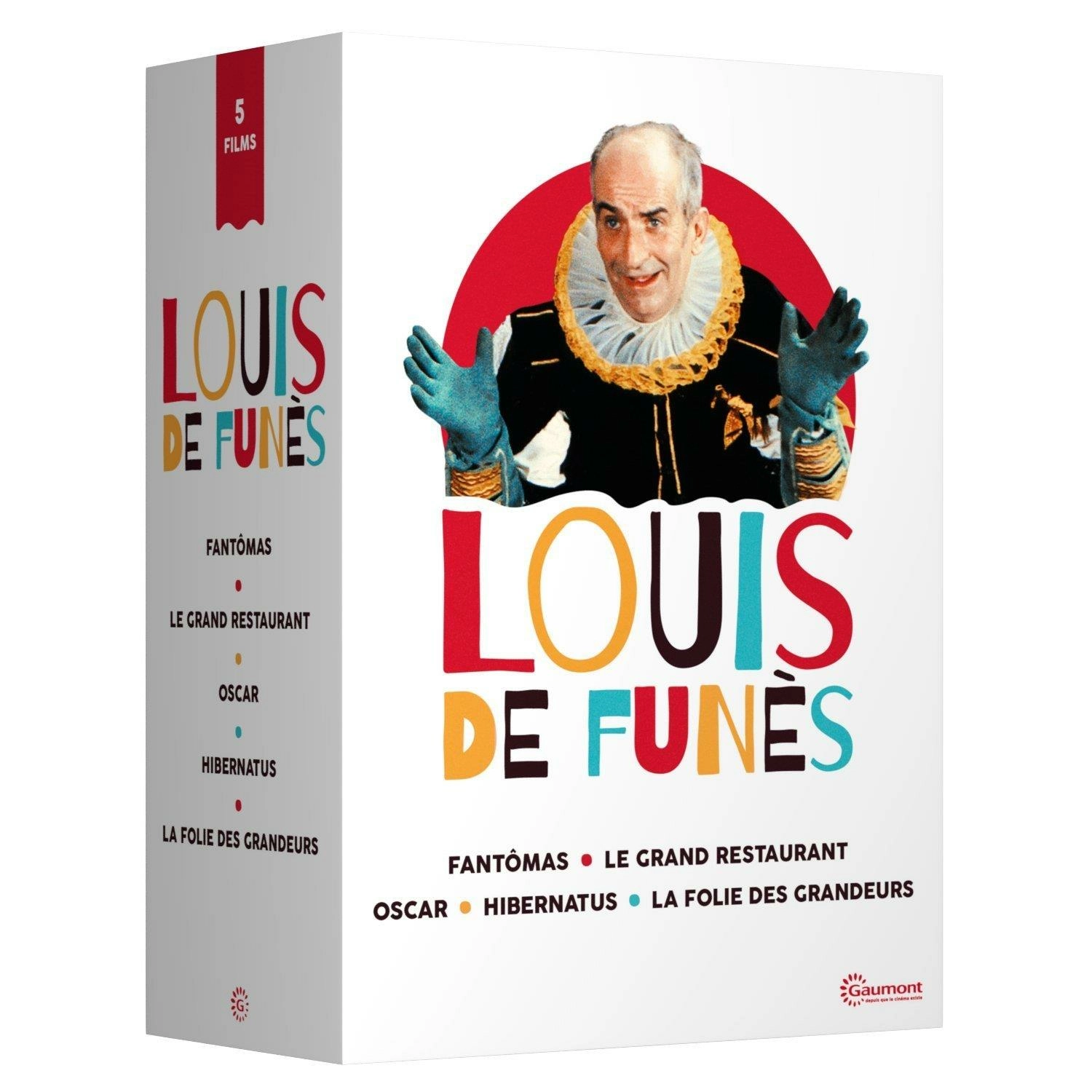 Coffret louis de funès : fantômas - le grand restaurant - oscar ...