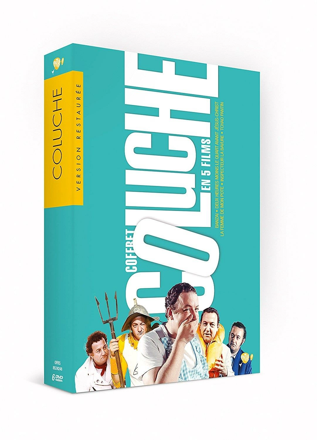 Coffret coluche en 5 Films - DVD