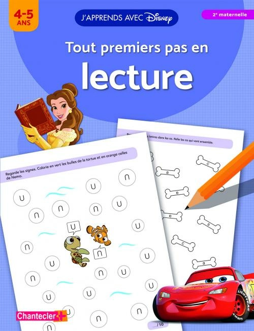 J'apprends avec disney - tout premiers pas en lecture - (4-5 ans)