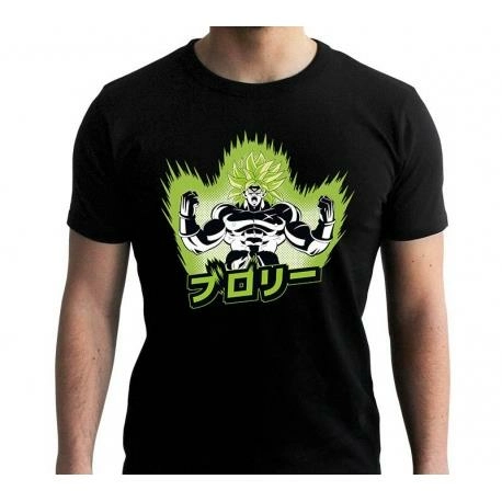 Dragon ball - broly dbs black man t-shirt m