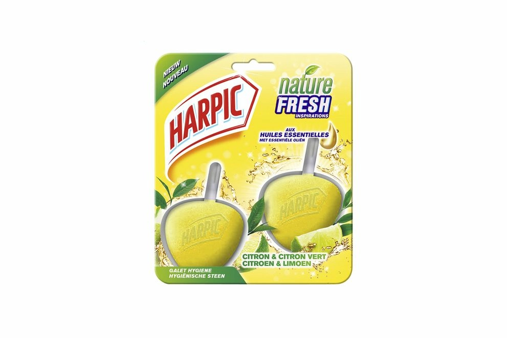 Harpic galet hygiene citron