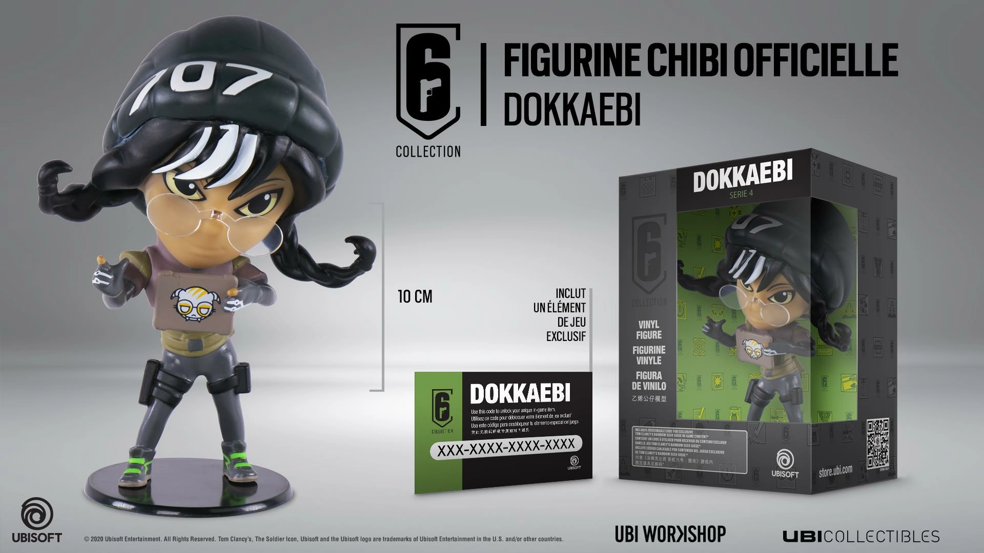 Ubicollectibles six collection dokkaebi chibi figure 10cm