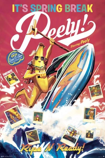 Fortnite - peely maxi poster