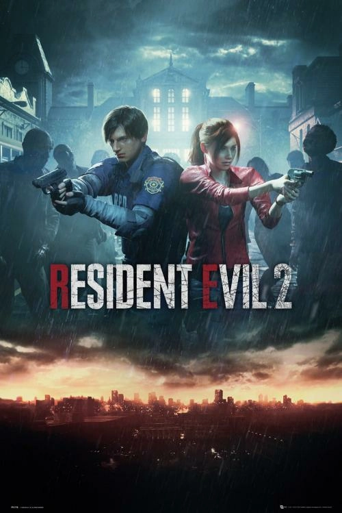 Resident evil 2 - poster 61x91 - city key art