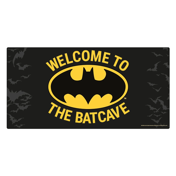 Batman - welcome to the batcave - plaque en métal