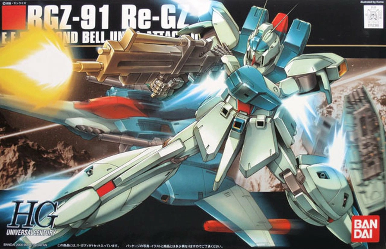 Gundam - hguc 1/144 re-gz rgz-91 - model kit