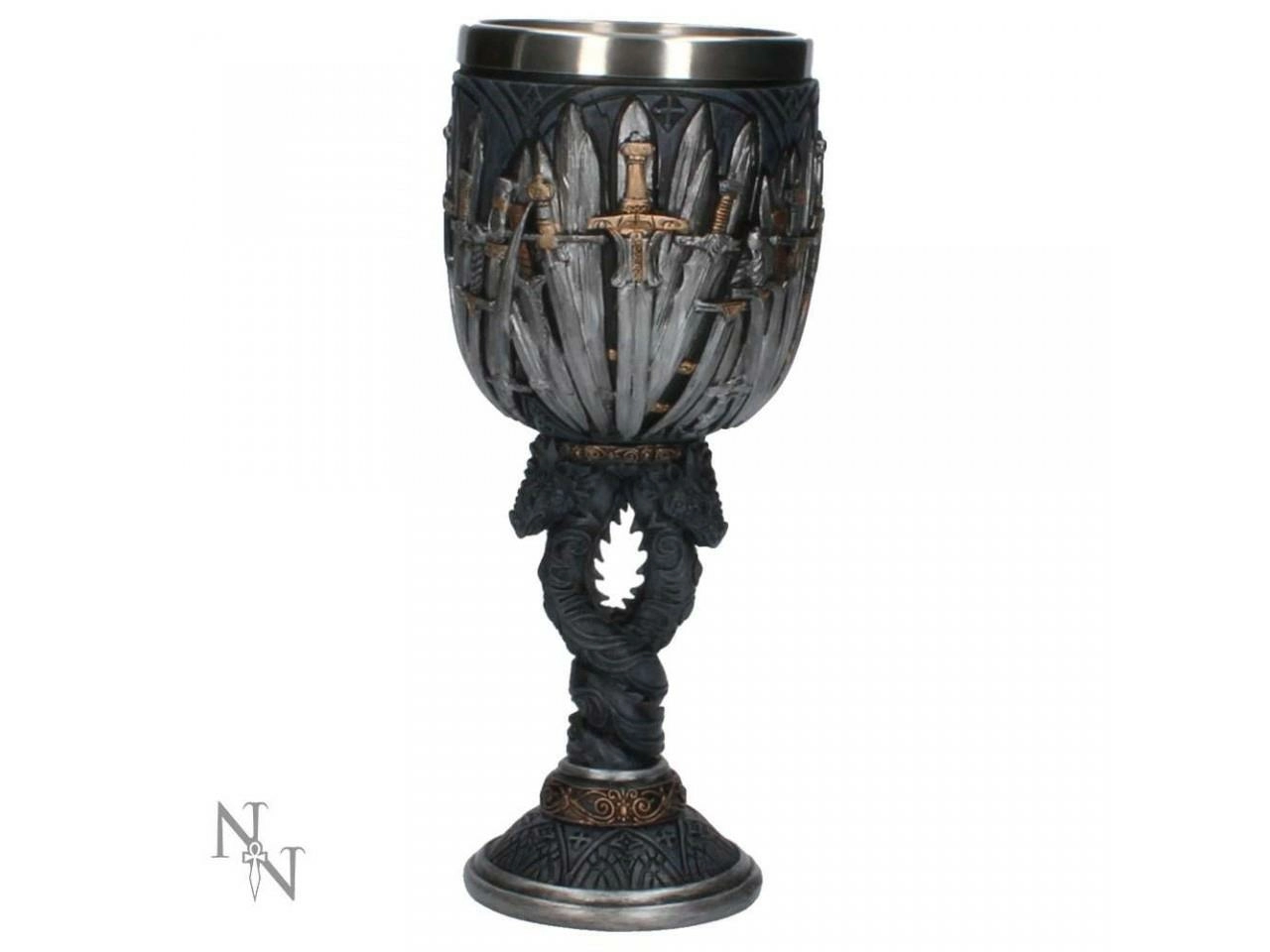 Medieval & viking - sword goblet 17.5cm