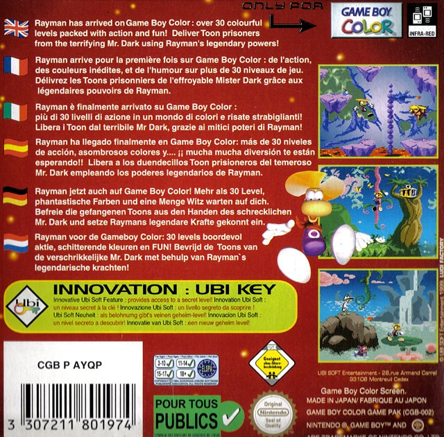 Rayman - Game Boy Color