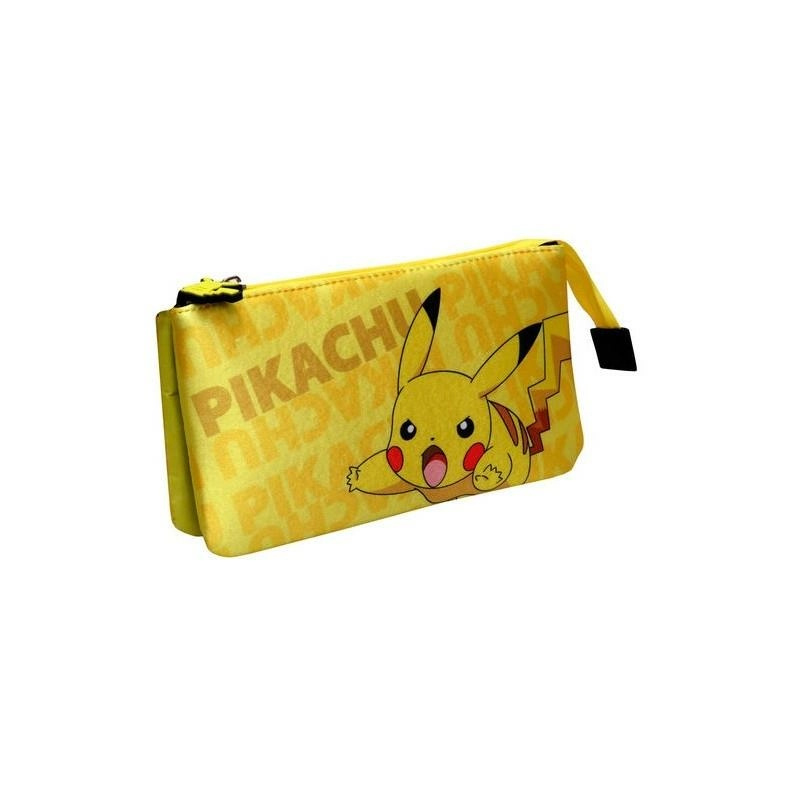 Pokemon - boite à crayons pikachu avec 5 compartiments